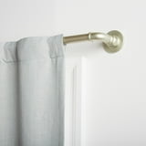 Exclusive Home Hyde Wrap Around Curtain Rod, Matte Silver, Adjustable ...