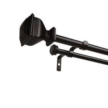 Lockseam Corner Window Double Curtain Rod - Walmart.com