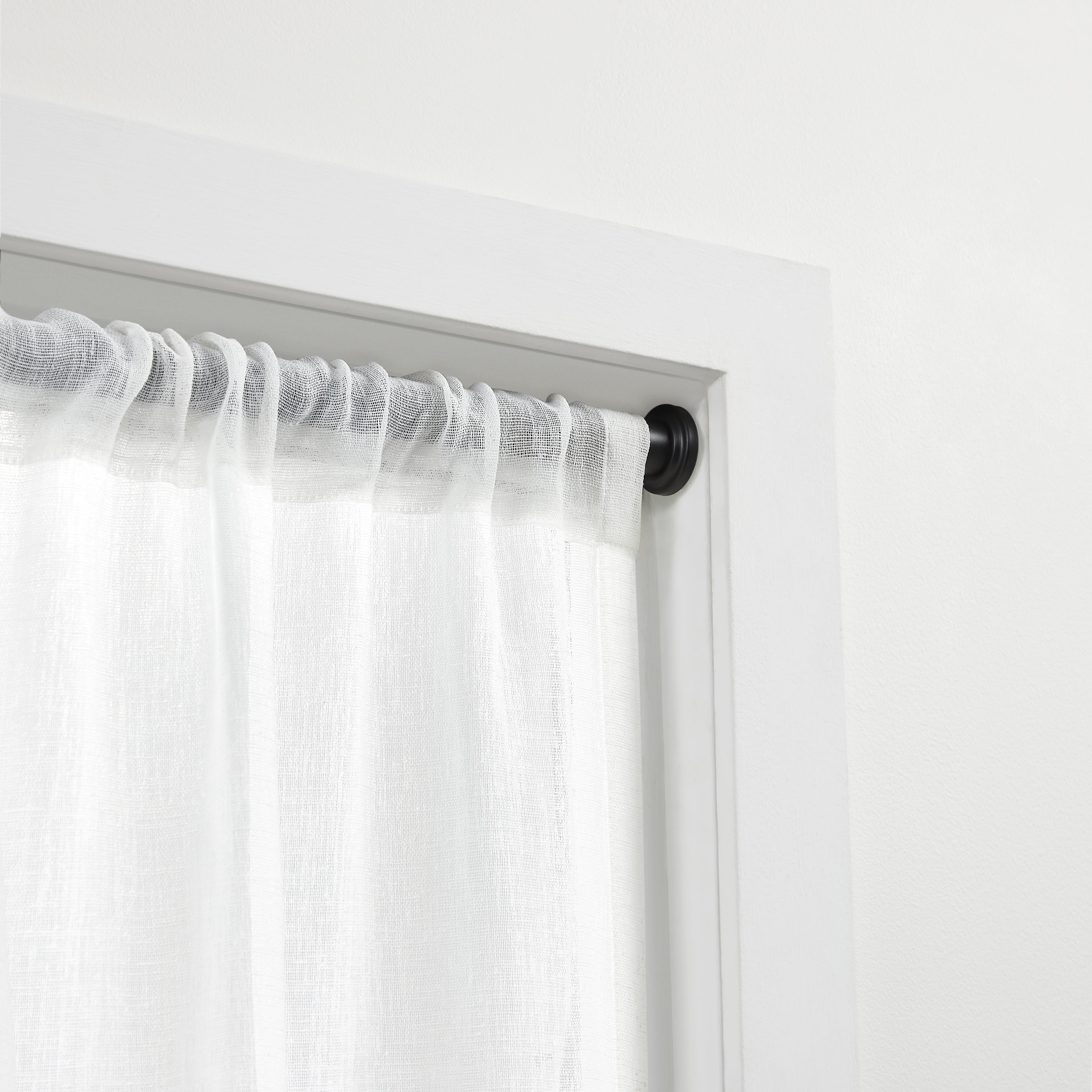Exclusive Home Tension Rod, Black, Adjustable 24"-40" - Walmart.com