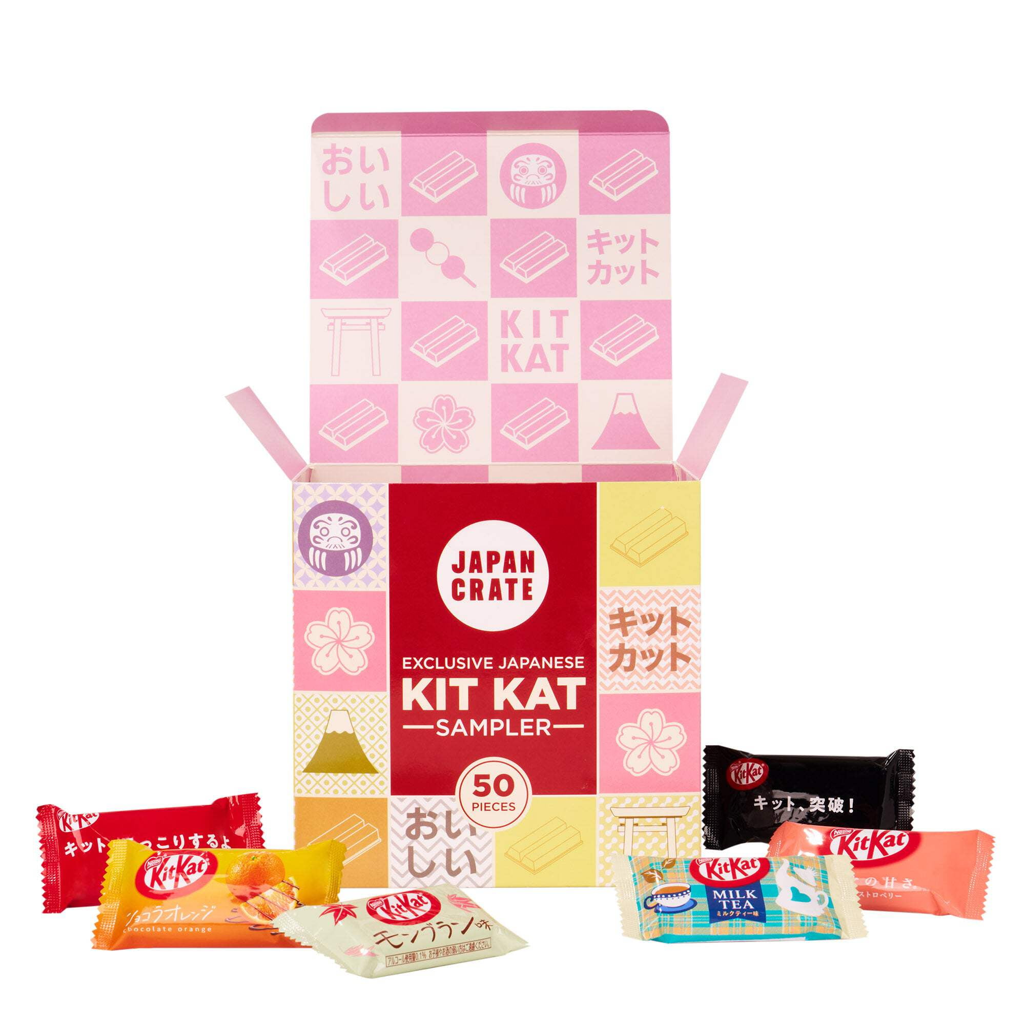 Exclusive Japanese Kit Kat Sampler (50 Pieces) - Walmart.com