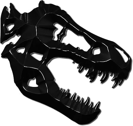 Exclusive MetalHead Collection Black T-Rex All Metal Emblem for Cars ...