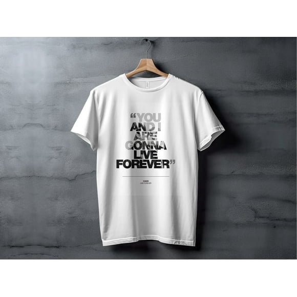 Exclusive Oasis 2025 Reunion Tour T-Shirt "Live Forever" White Unisex ...