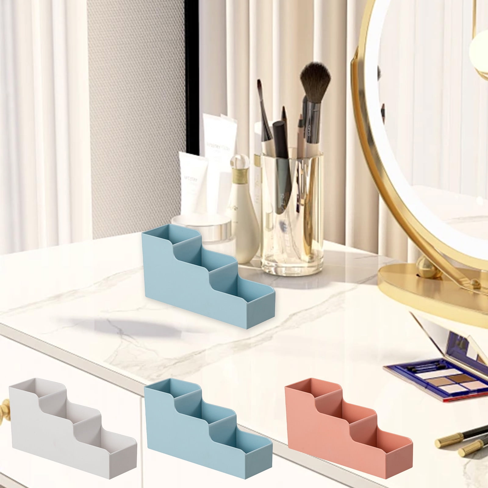 Exclusive Offer, Desktop Ladder Storage Box, Compartmentalized Pen ...