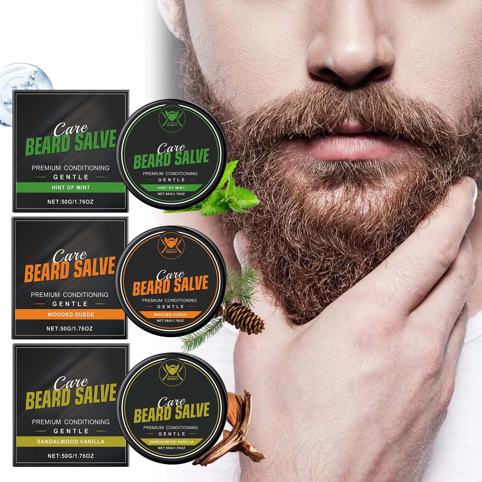 Exclusive Offers, Beard Care Cream, Softening Styling Nourishing, 50g ...