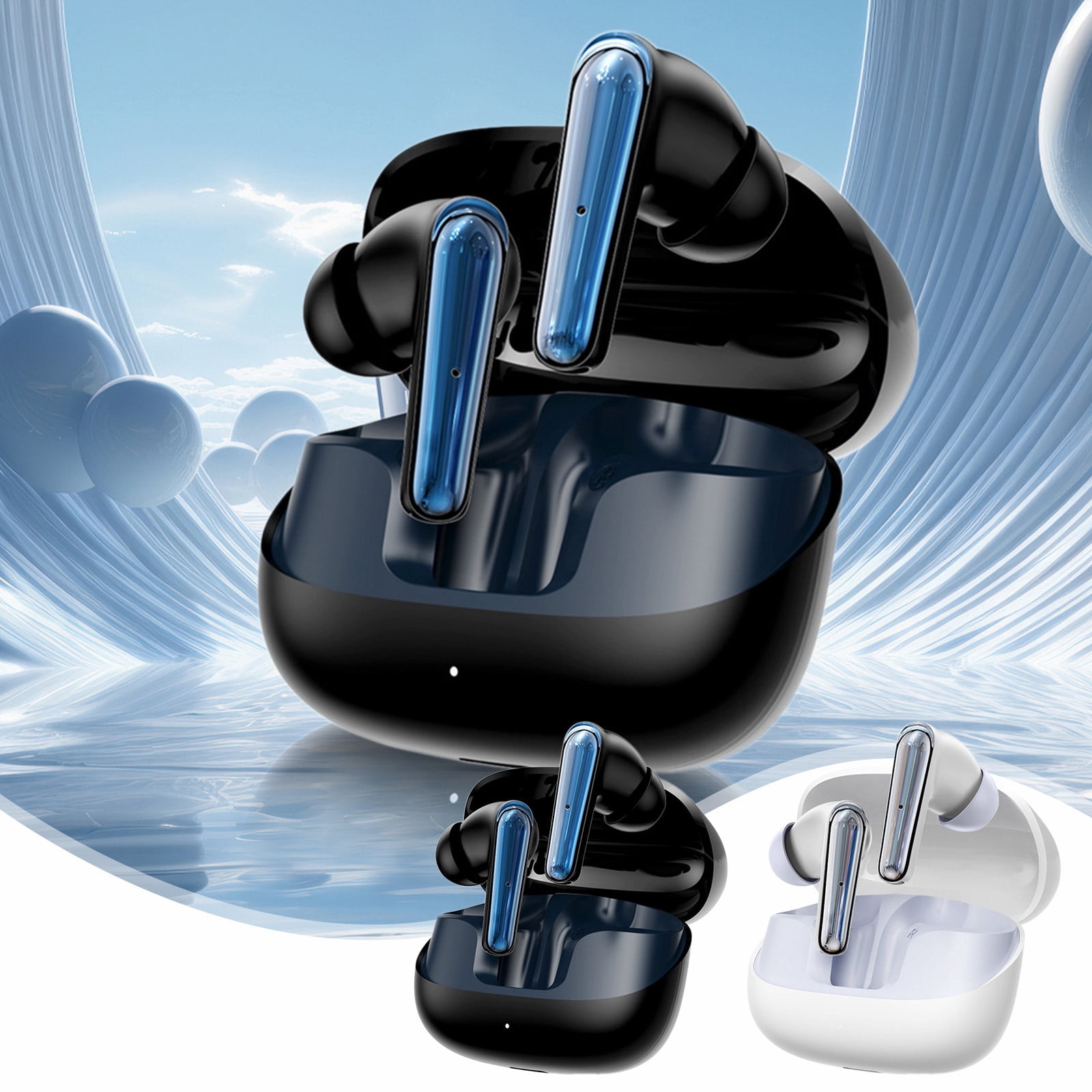 Exclusive Offers, Wireless Bluetooth Headphones with Charging Case ...
