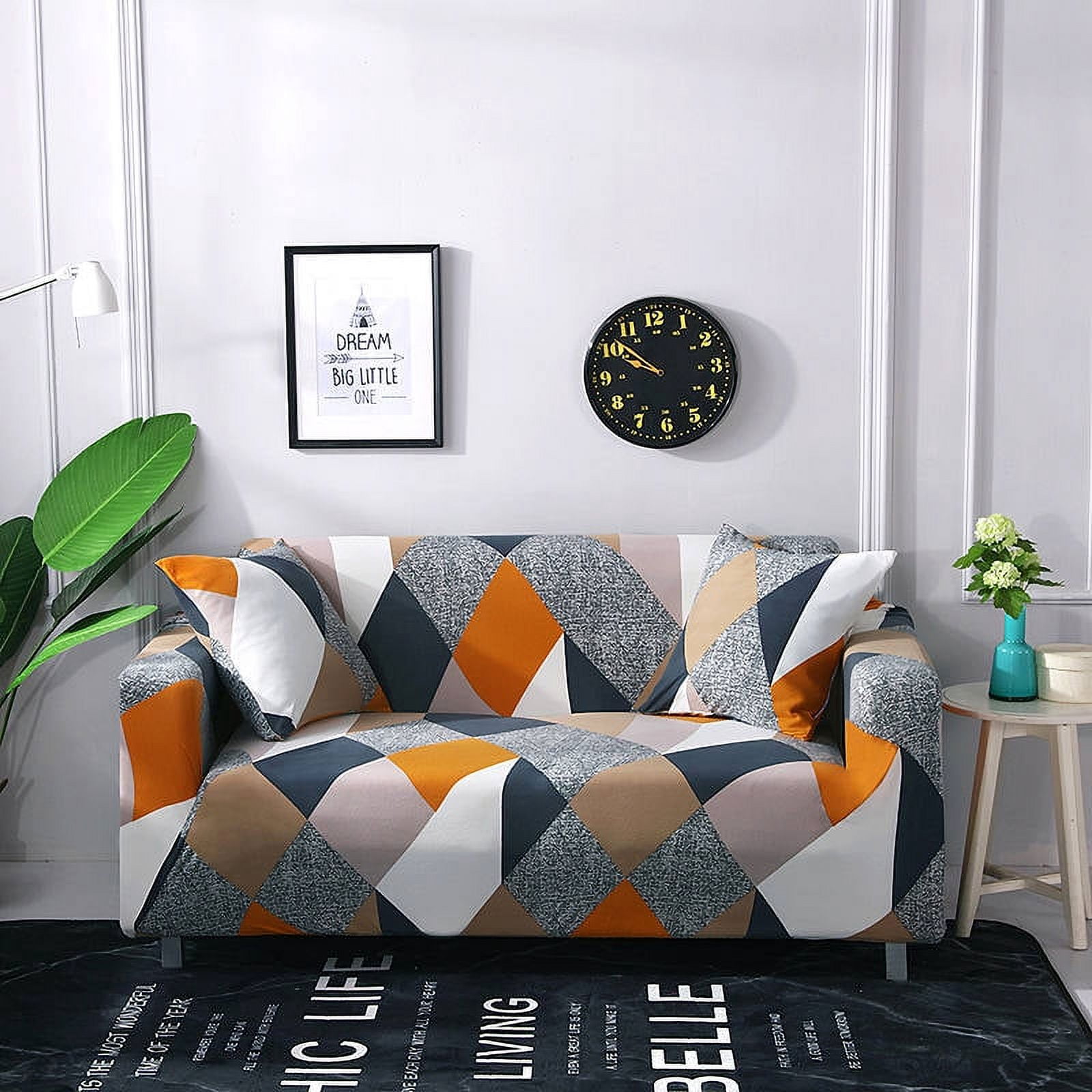 Exclusive Pattern Sofa Cover Slipcovers Elastic All-inclusive Couch ...