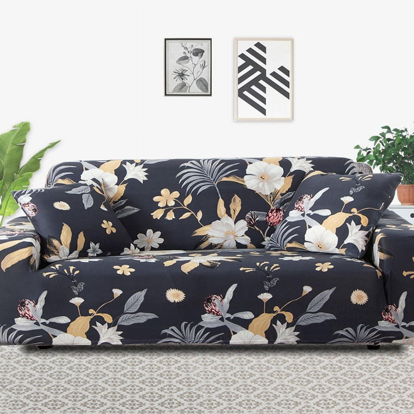Exclusive Pattern Sofa Cover Slipcovers Elastic All-inclusive Couch ...