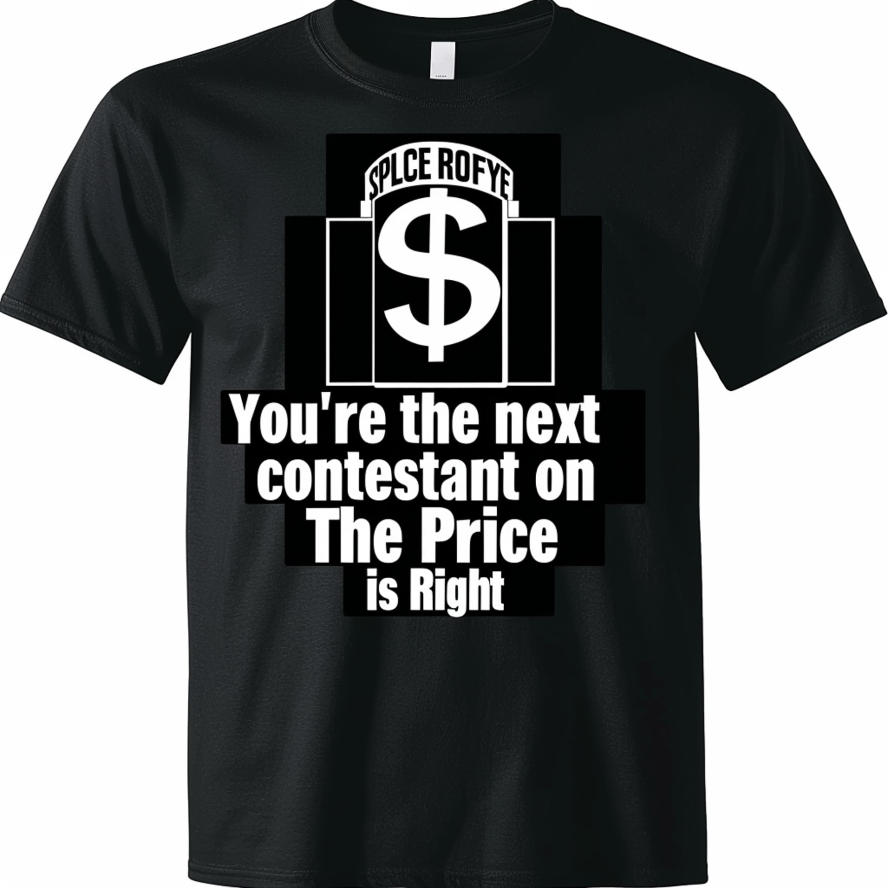 Exclusive Price is Right Contestant Black T Shirt with Iconic Logo ...