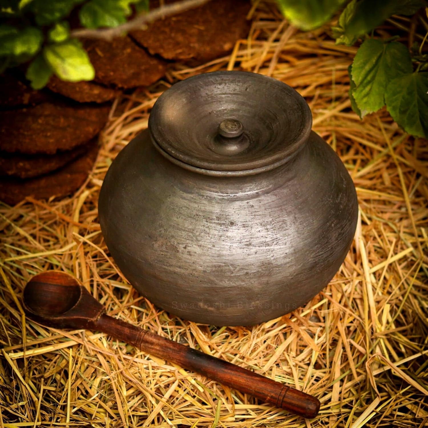 Exclusive Range Unglazed Clay Handi With Lid 4 Liters | Earthen Pot For ...