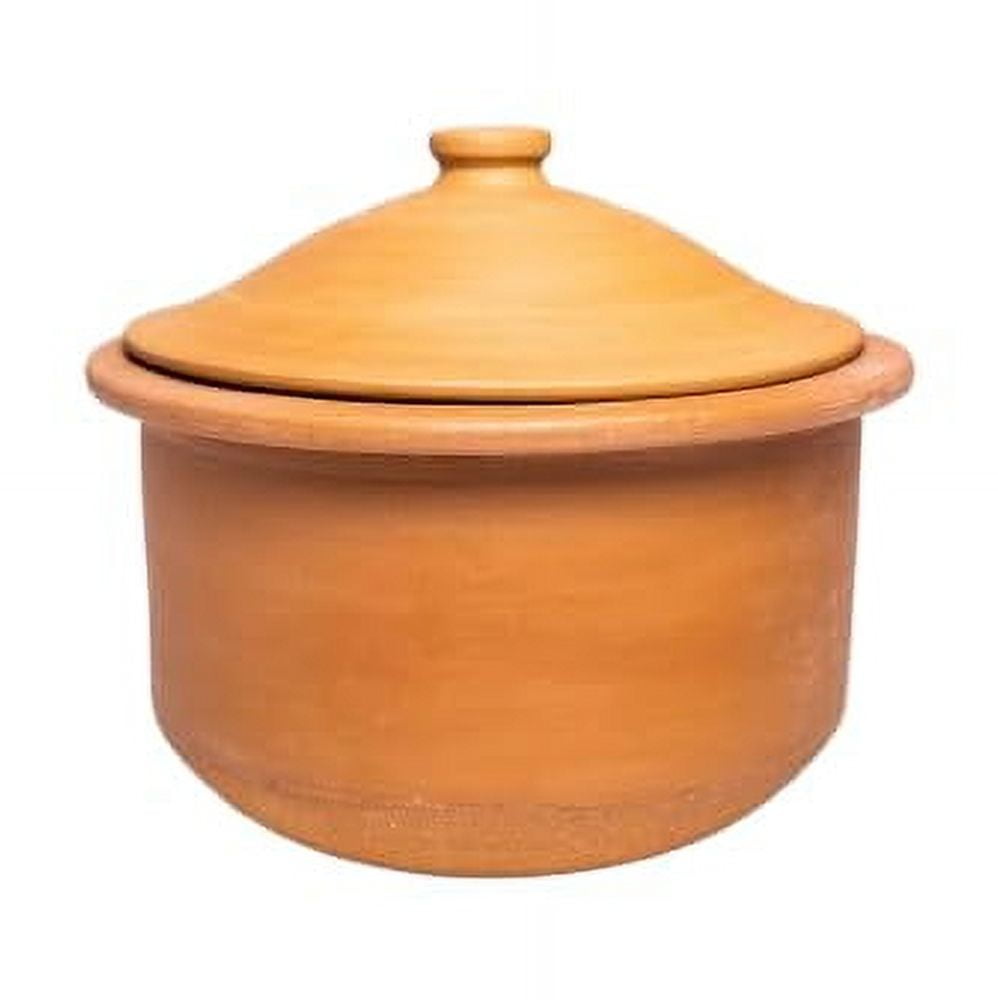 Exclusive Range Unglazed Clay Pot With Lid For Cooking & Serving ...