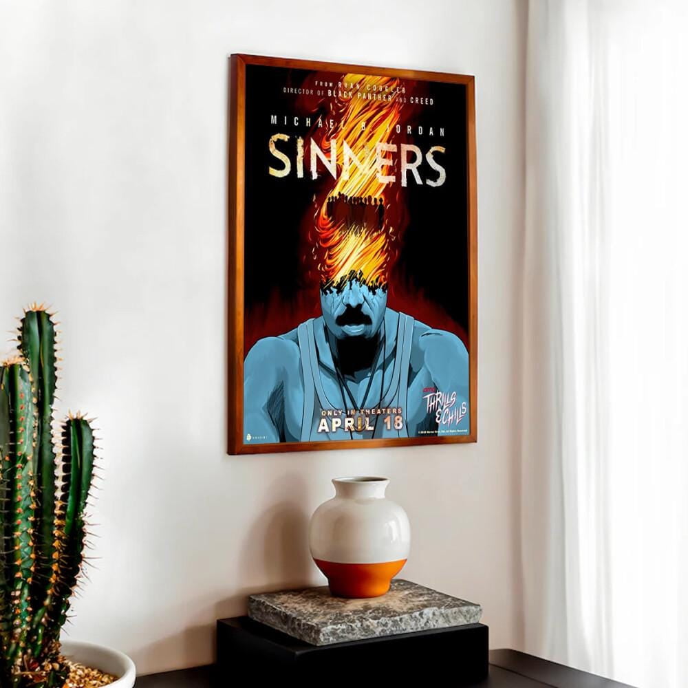 Exclusive Sinners Movie Poster 1, 2025 Art Home Decor Canvas Art, Film ...