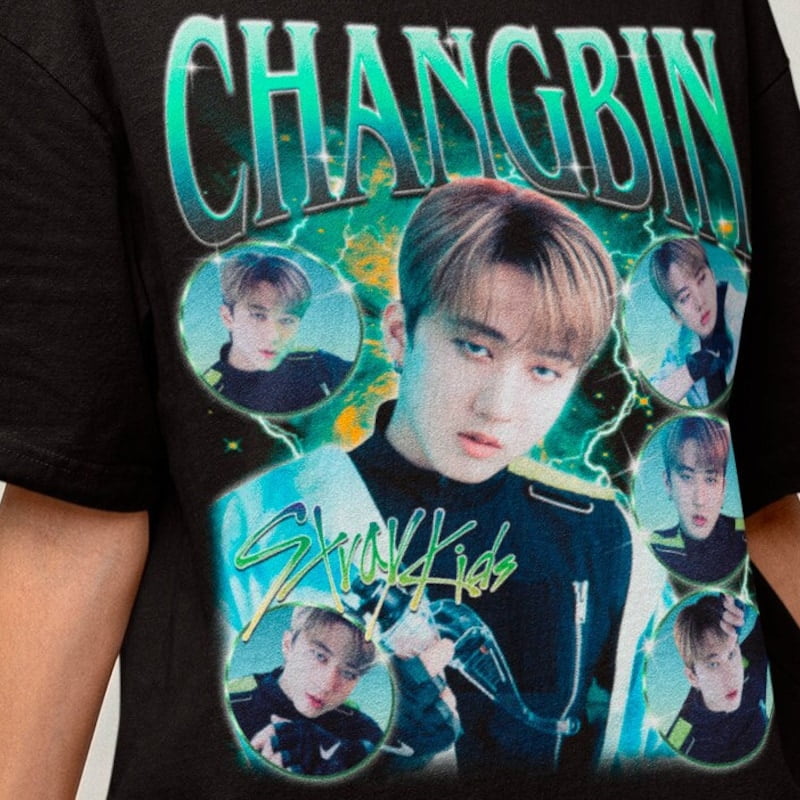 Exclusive Stray Kids Changbin Bootleg Shirt - Limited Edition K-pop Fan ...