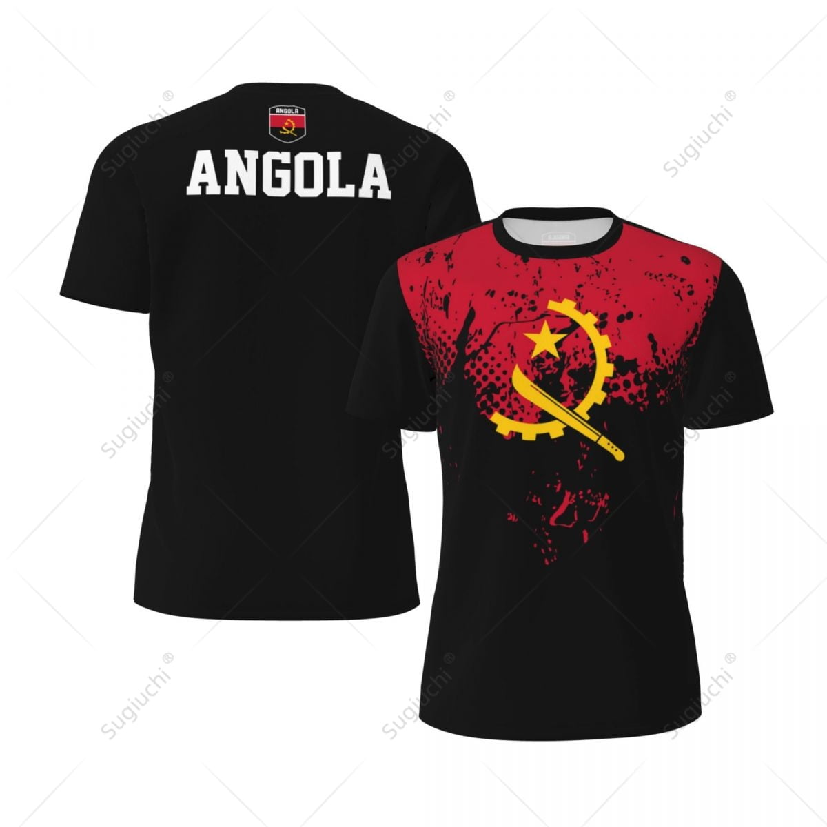 Exclusive design Angola Flag Grain 3D Printed Men For Running Bike ...
