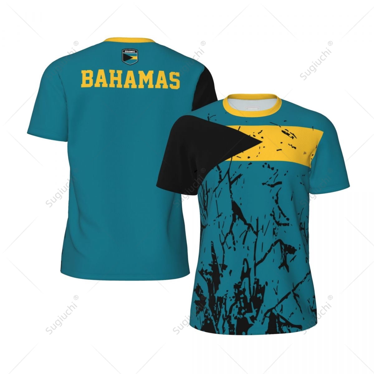 Exclusive design Bahamas Flag Grain 3D Printed Men For Running Bike ...