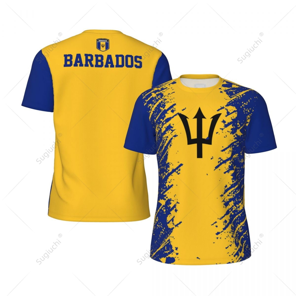 Exclusive design Barbados Flag Grain 3D Printed Men For Running Bike ...