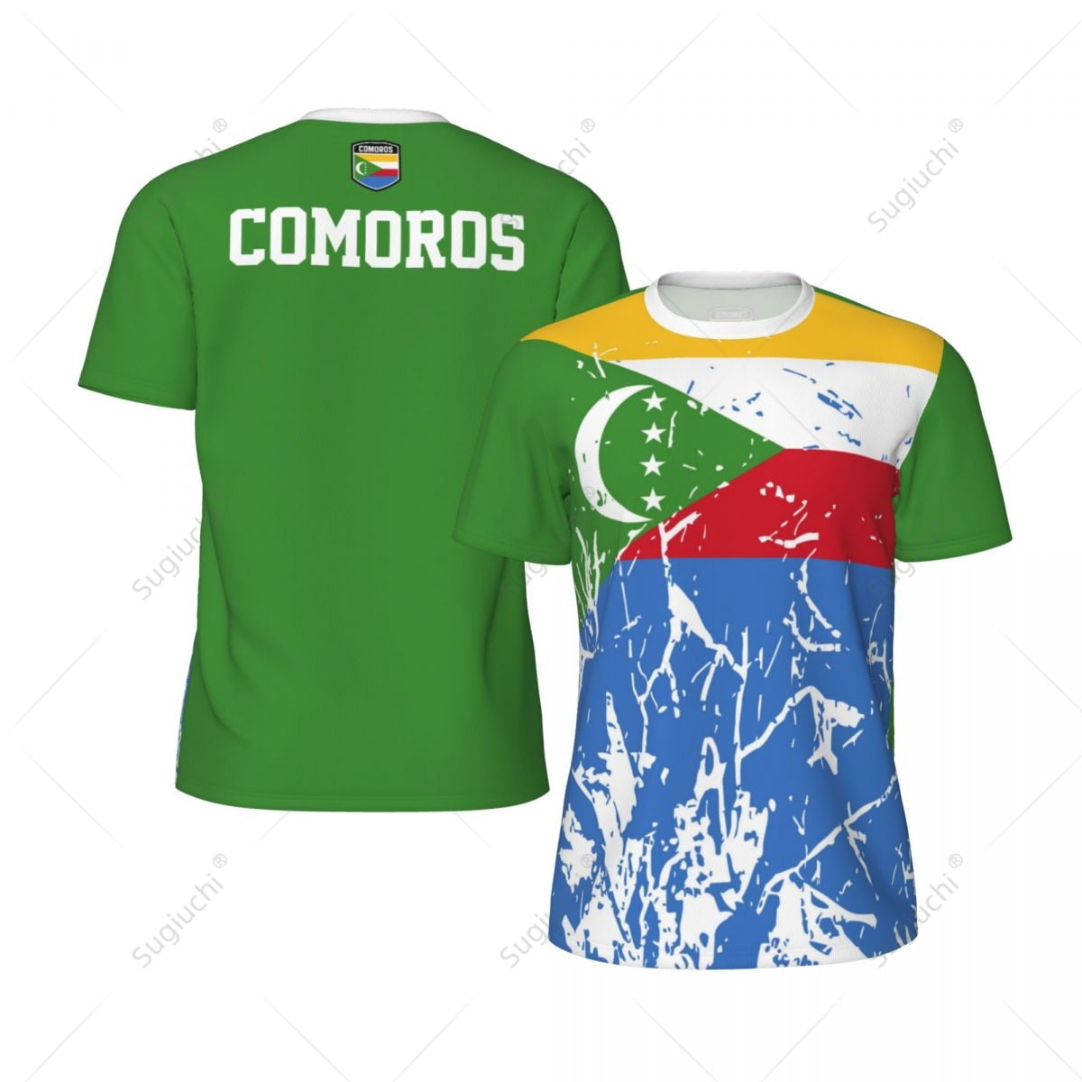 Exclusive design Comoros Flag Grain 3D Printed Men For Running Bike ...