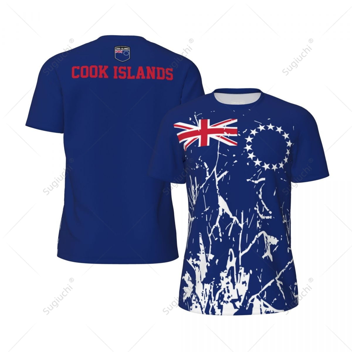Exclusive design Cook Islands Flag Grain 3D Printed Men For Running ...