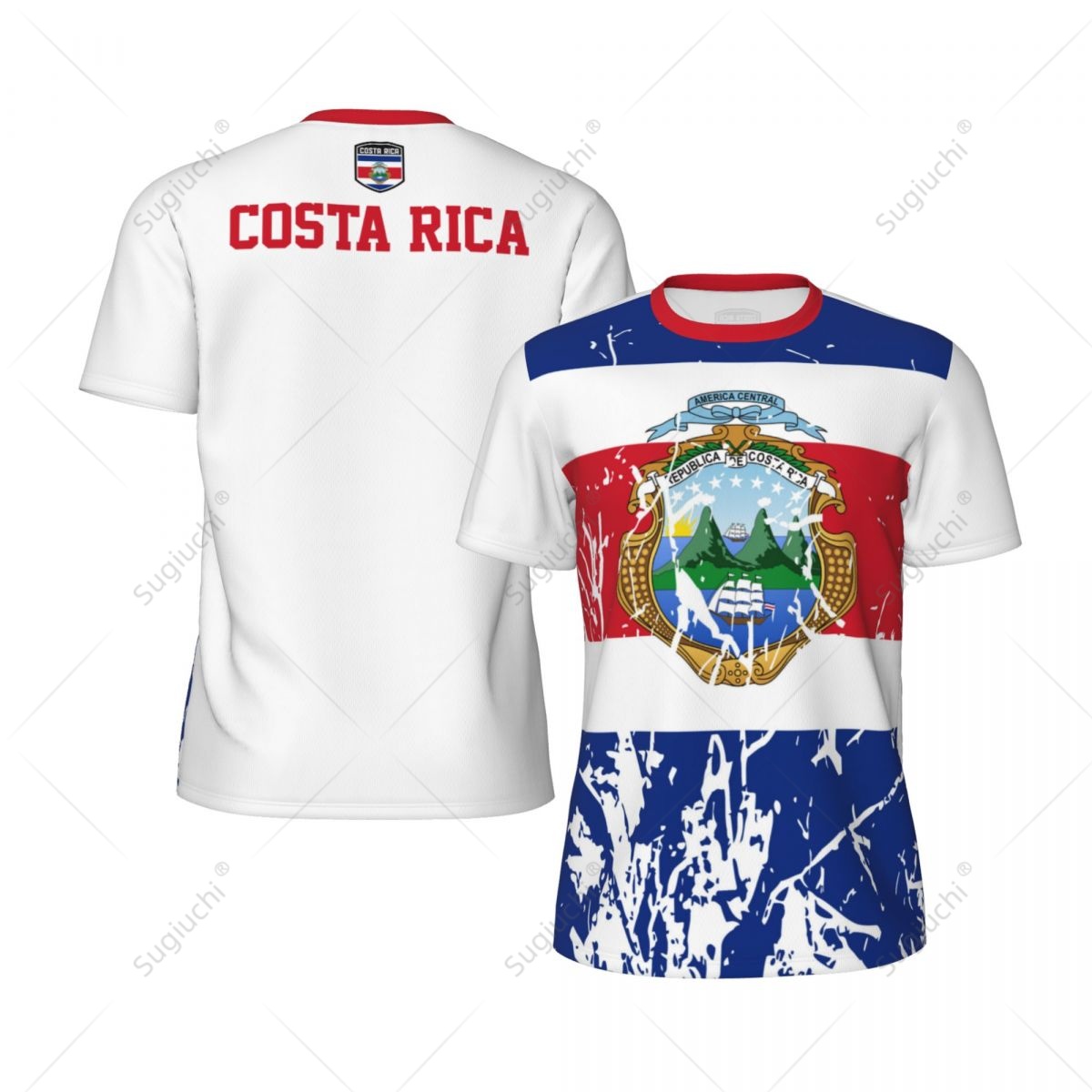 Exclusive design Costa Rica Flag Grain 3D Printed Men For Running Bike ...