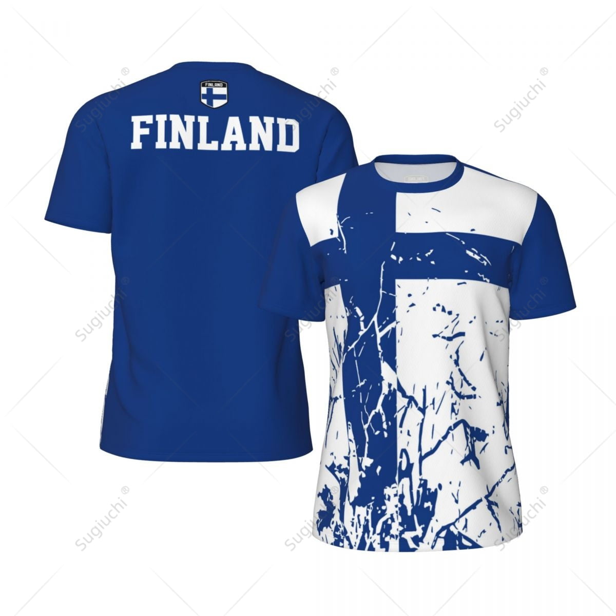 Exclusive design Finland Flag Grain 3D Printed Men For Running Bike ...