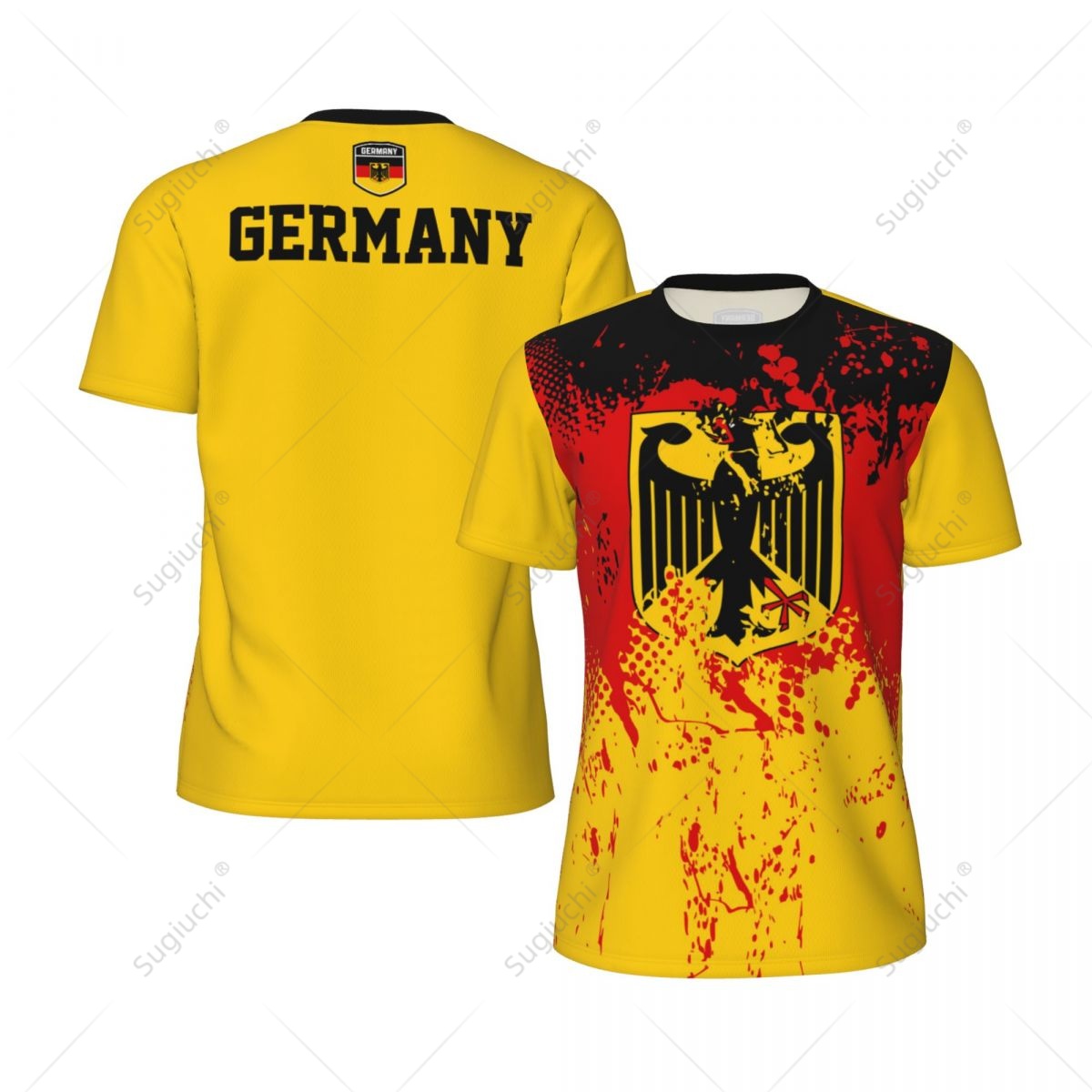 Exclusive design Germany Flag Flag Grain 3D Printed Men For Running ...