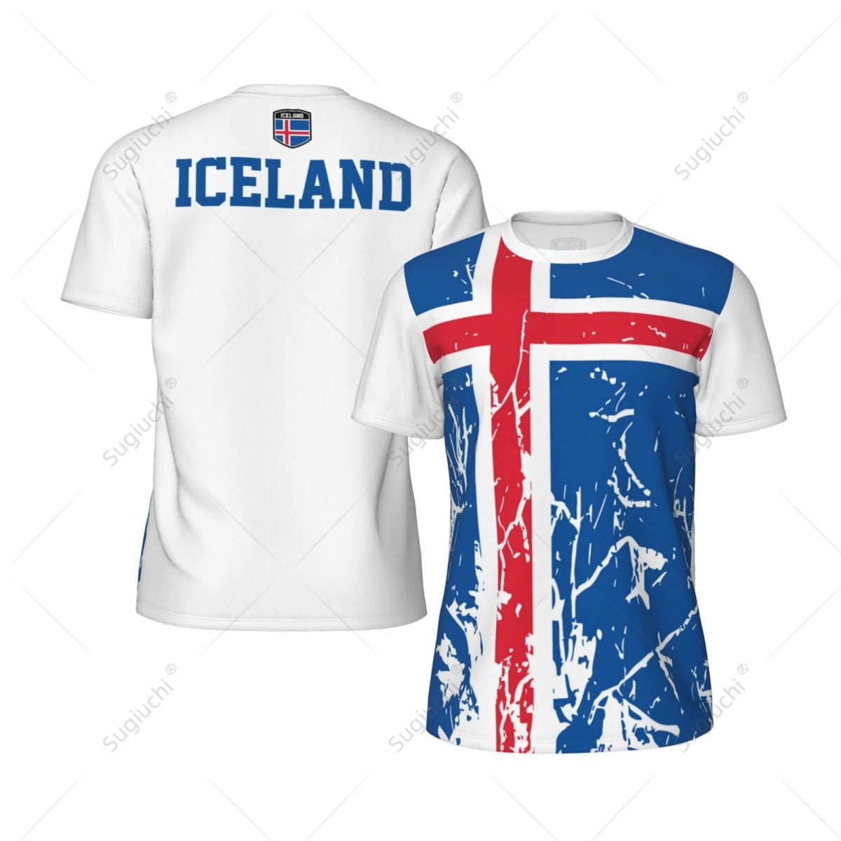 Exclusive design Iceland Flag Grain 3D Printed Men For Running Bike ...