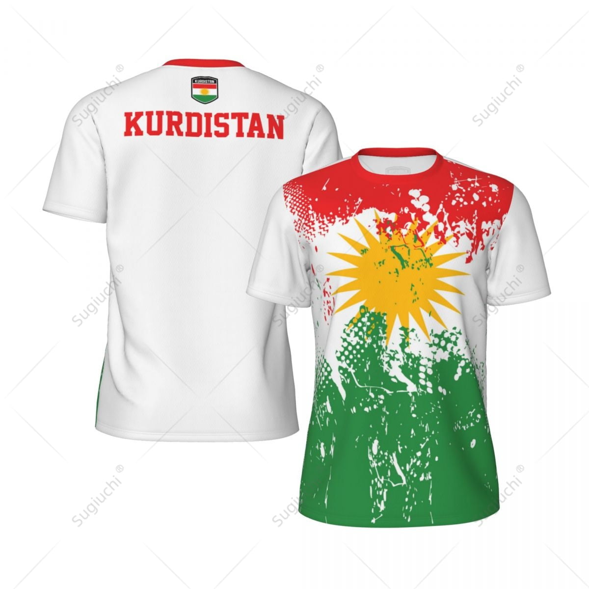 Exclusive design Kurdistan Flag Flag Grain 3D Printed Men For Running ...