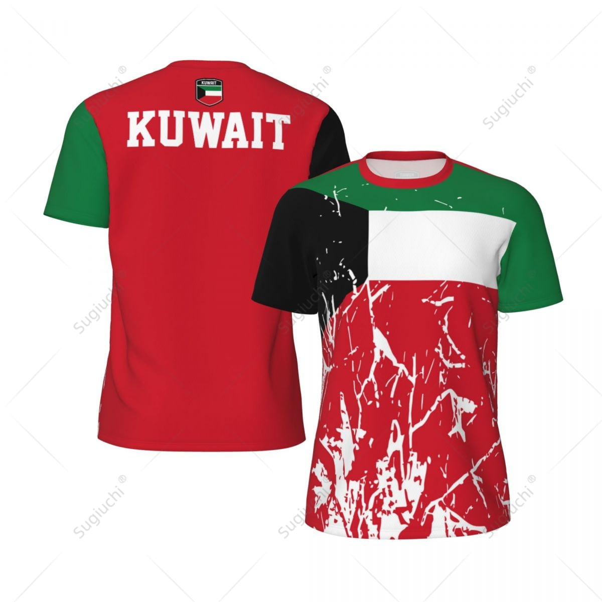 Exclusive design Kuwait Flag Grain 3D Printed Men For Running Bike ...