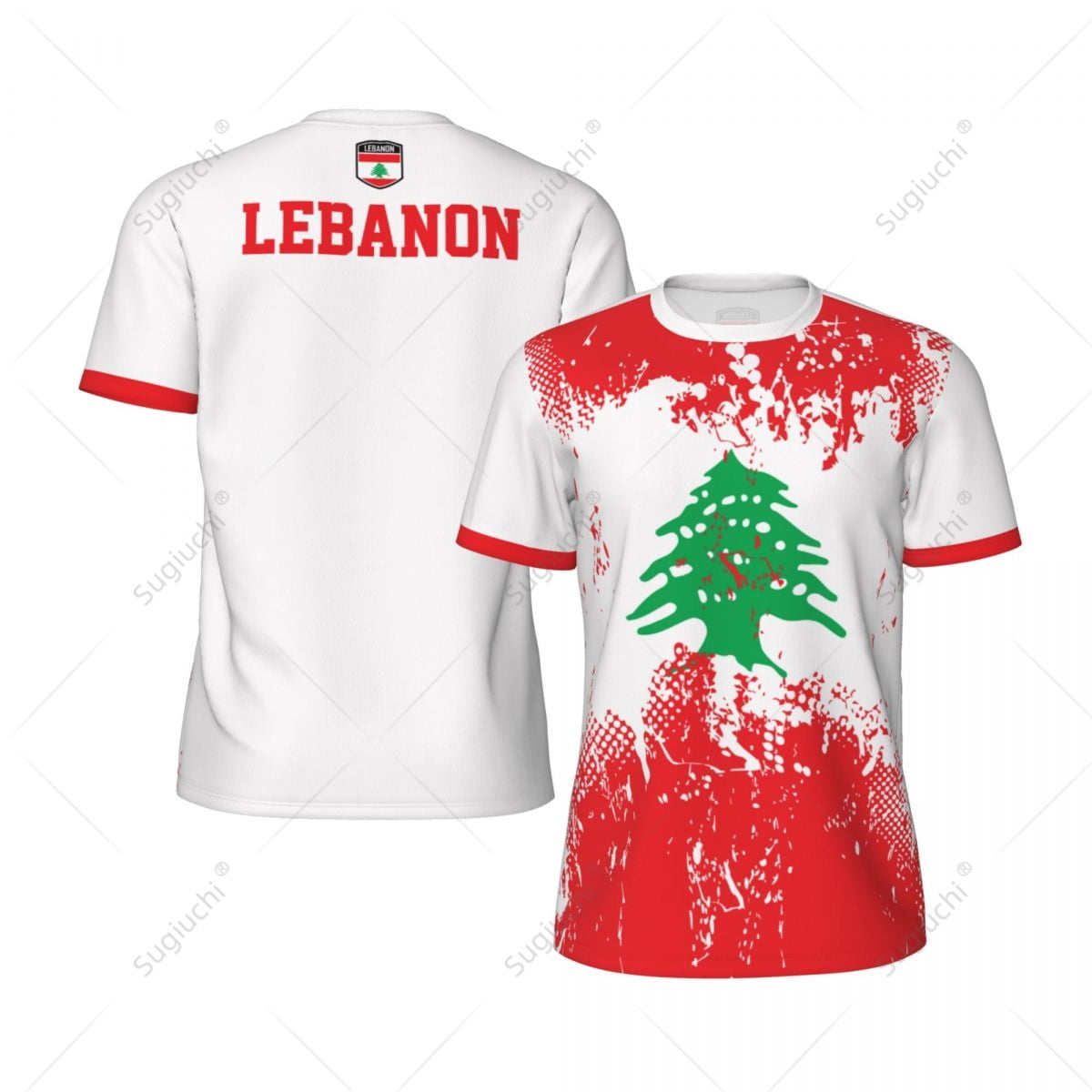 Exclusive design Lebanon Flag Grain 3D Printed Men For Running Bike ...
