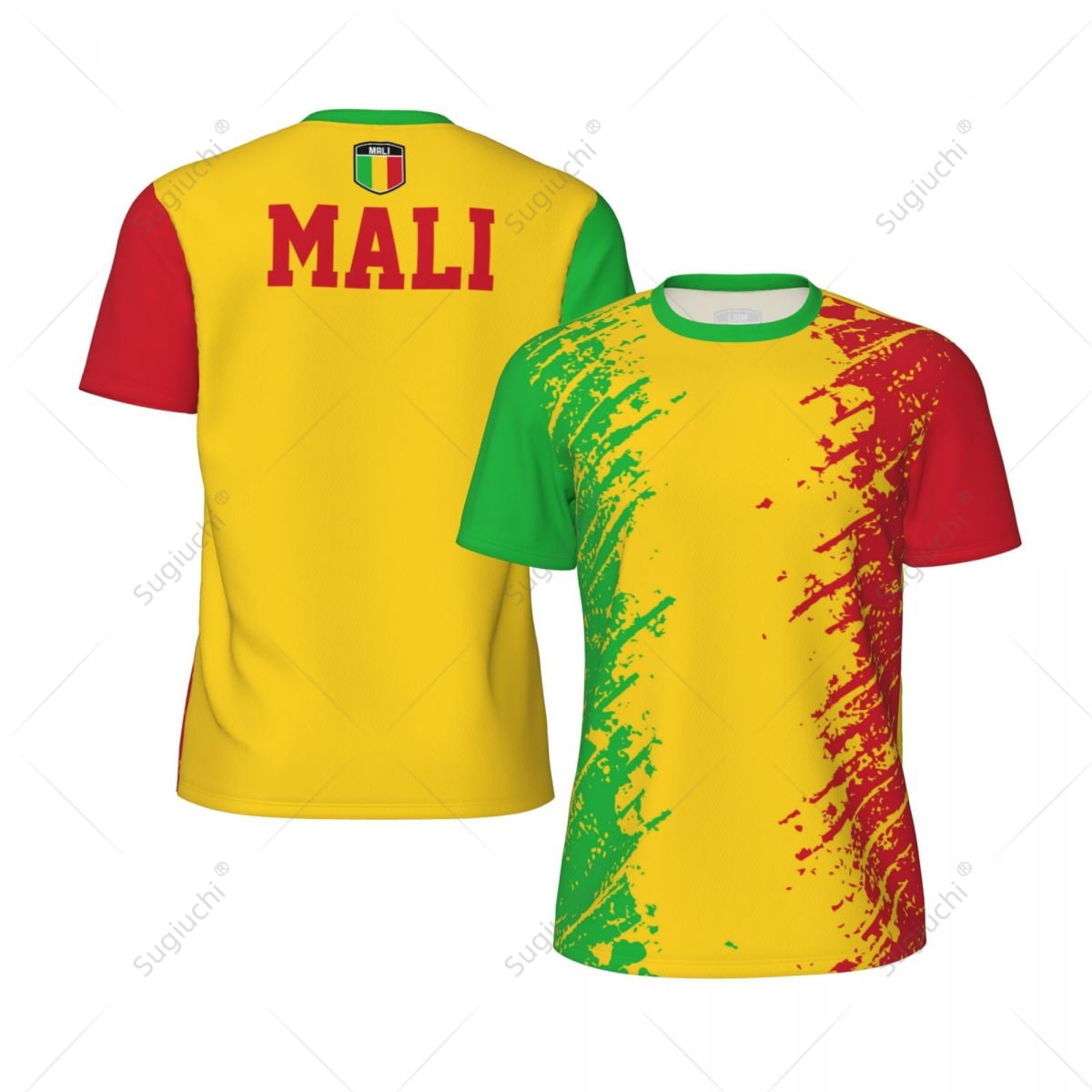Exclusive design Mali Flag Grain 3D Printed Men For Running Bike Soccer ...