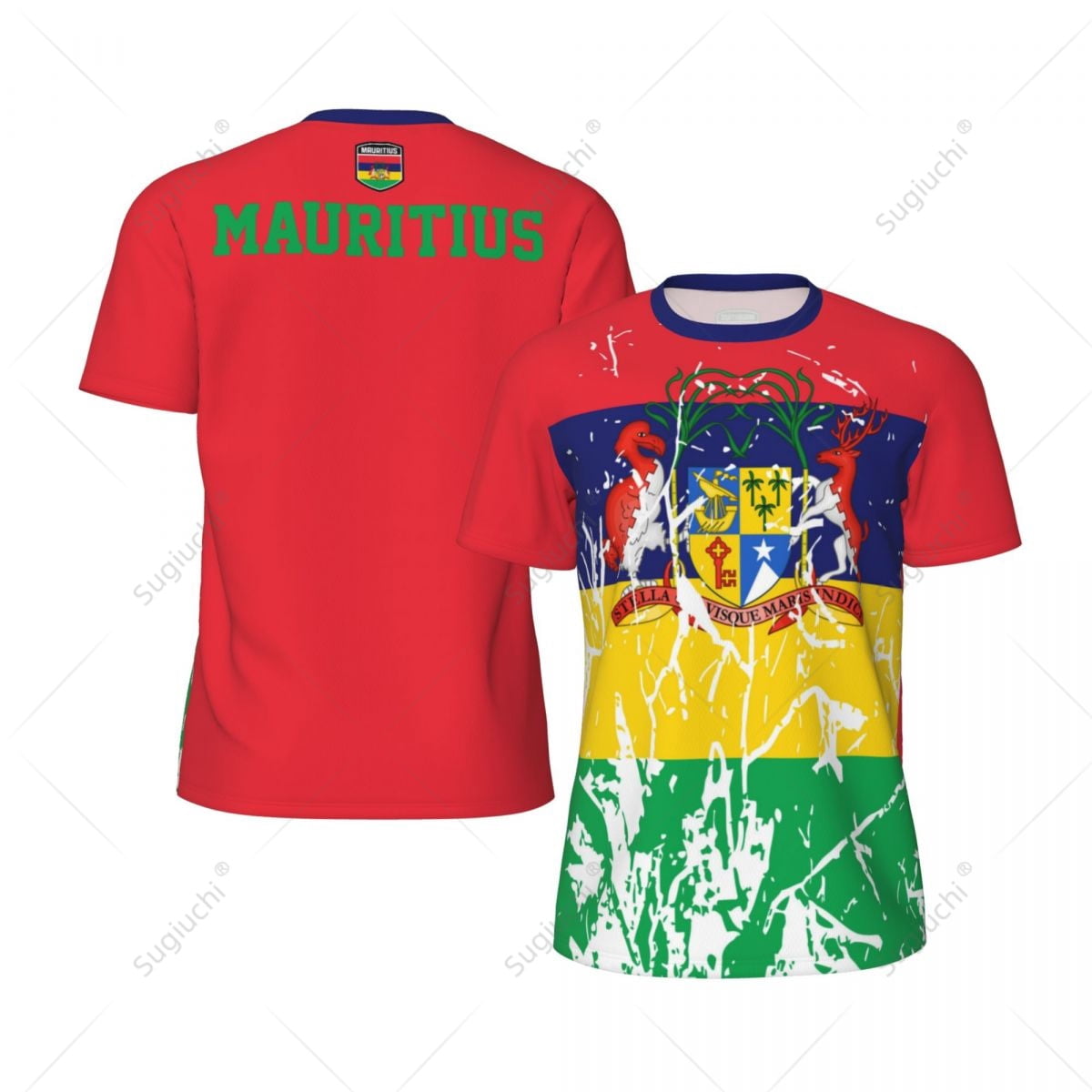 Exclusive design Mauritius Flag Grain 3D Printed Men For Running Bike ...