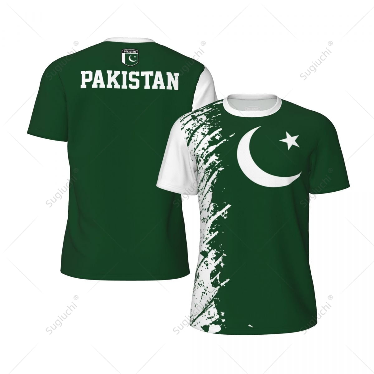 Exclusive design Pakistan Flag Grain 3D Printed Men For Running Bike ...