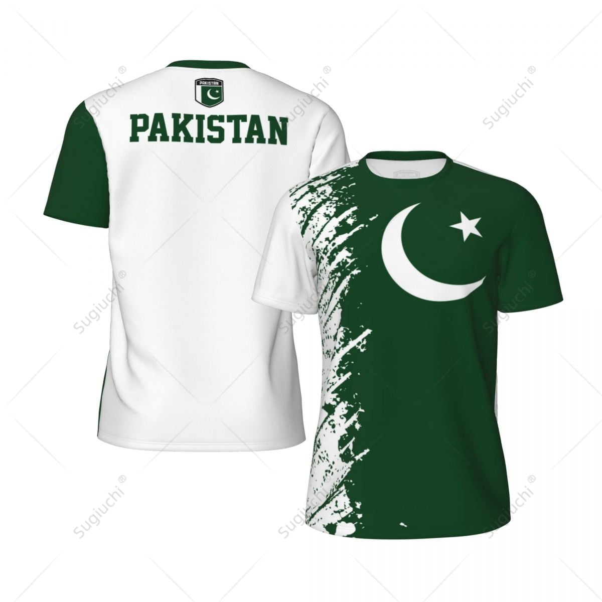 Exclusive design Pakistan Flag Grain 3D Printed Men For Running Bike ...