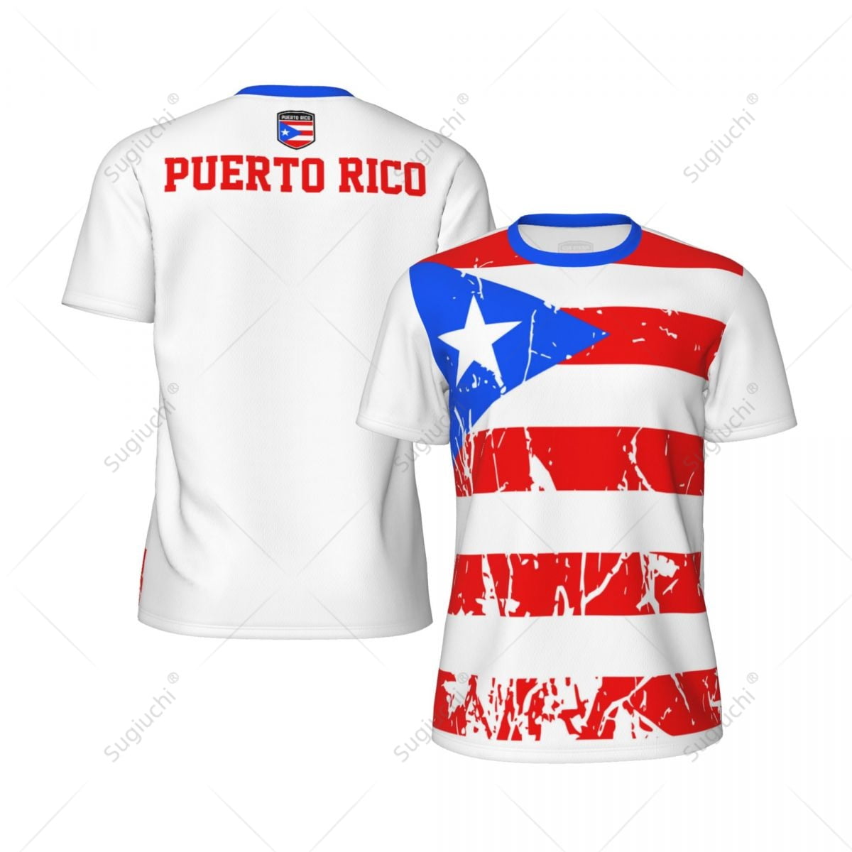 Exclusive design Puerto Rico Flag Grain 3D Printed Men For Running Bike ...