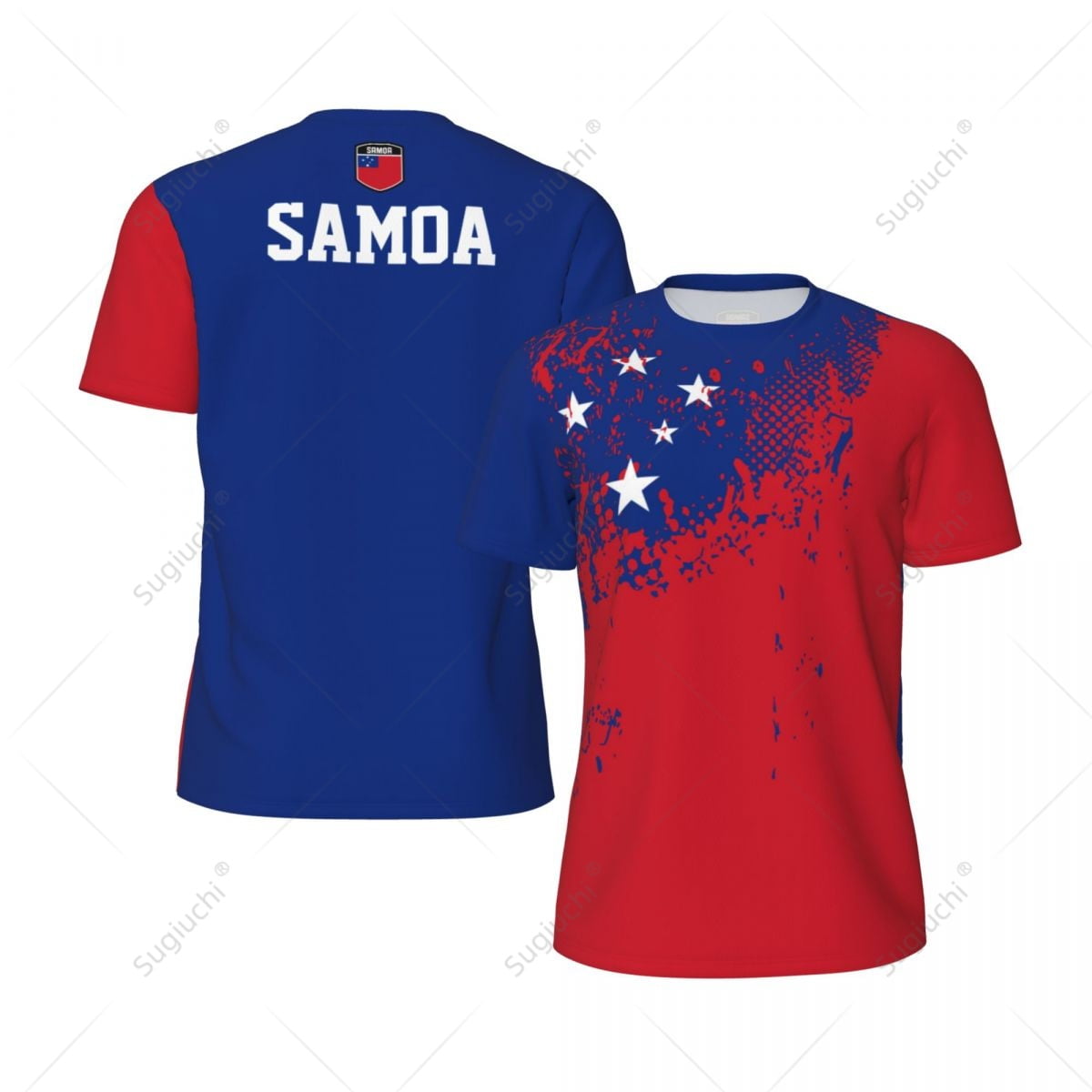 Exclusive design Samoa Flag Grain 3D Printed Men For Running Bike ...