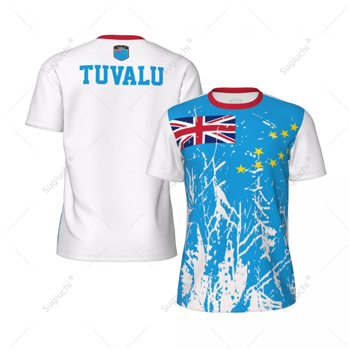 Exclusive design Tuvalu Flag Grain 3D Printed Men For Running Bike ...