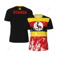 Exclusive design Uganda Flag Grain 3D Printed Men For Running Bike ...