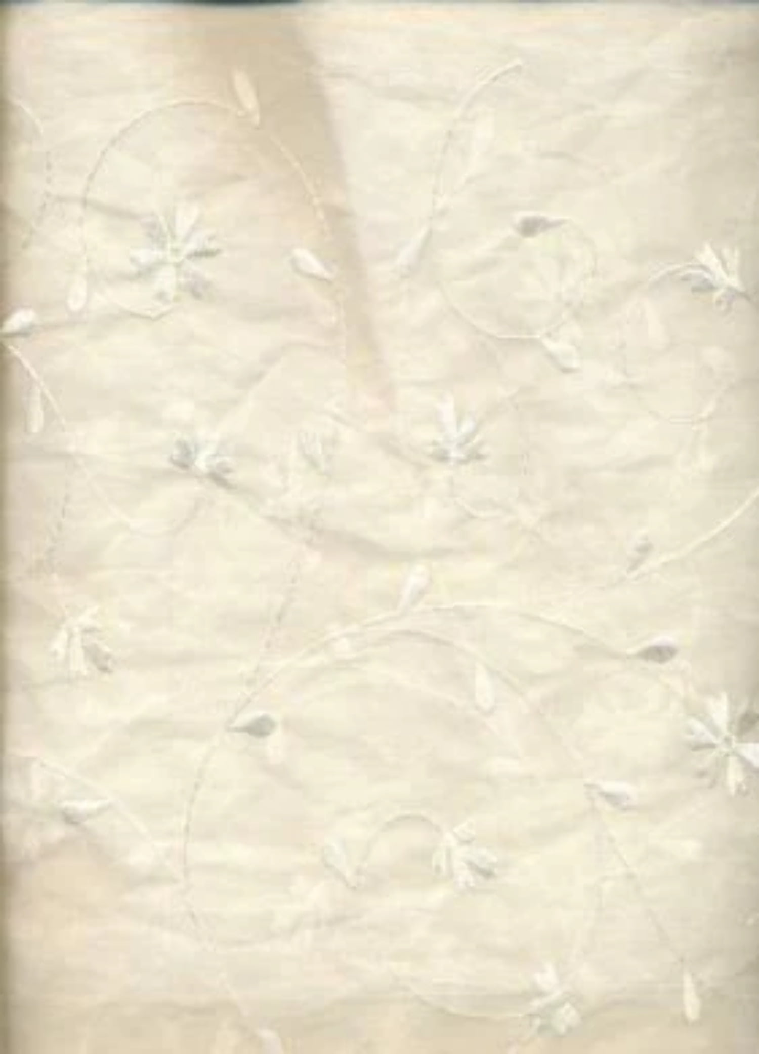 Exclusive ivory 100% cotton organdy fabric 44 - Walmart.com