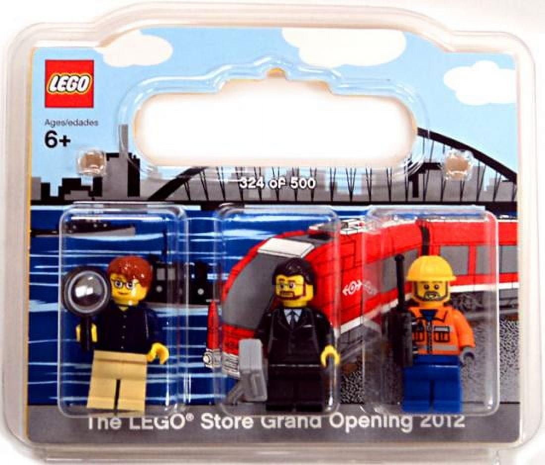 Exclusives LEGO Store Grand Opening 2012 Mini Figure 3-Pack - Walmart.com