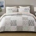 Exclusivo Mezcla Boho Bohemian Quilt Set, Spring/Summer Floral Coverlet ...