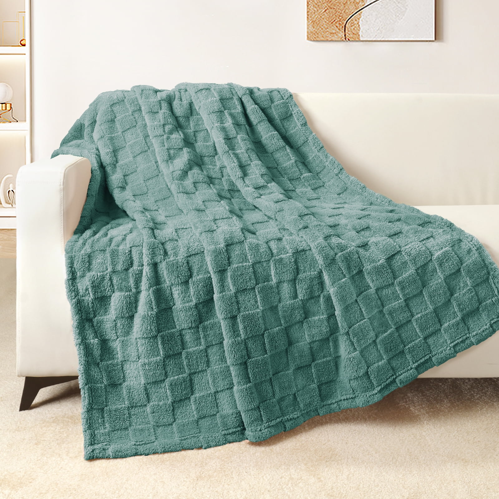Exclusivo Mezcla Fleece Throw Blanket for Couch, Super Soft 3D ...