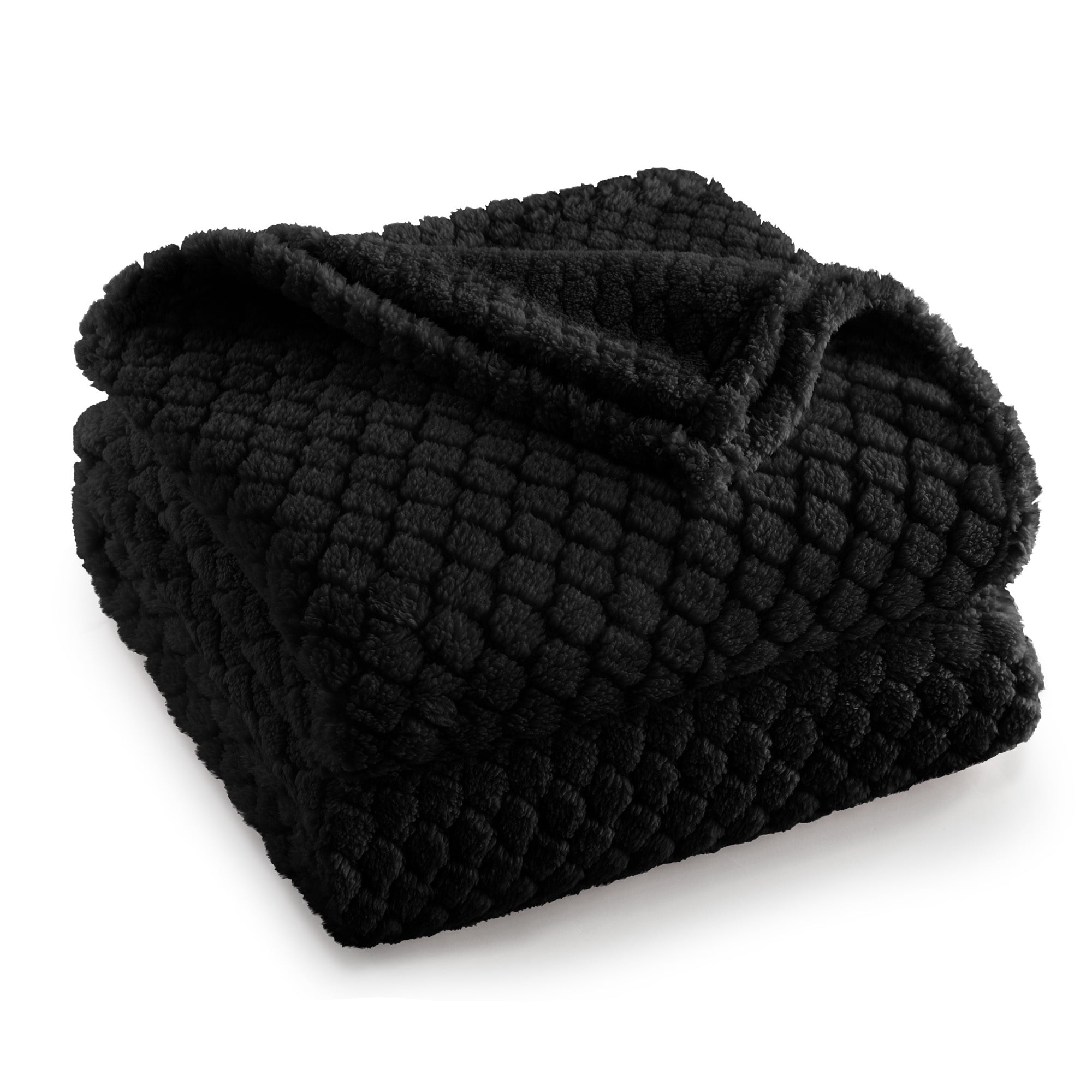 Exclusivo Mezcla Fleece Throw Blanket for Couch, Super Soft Jacquard ...