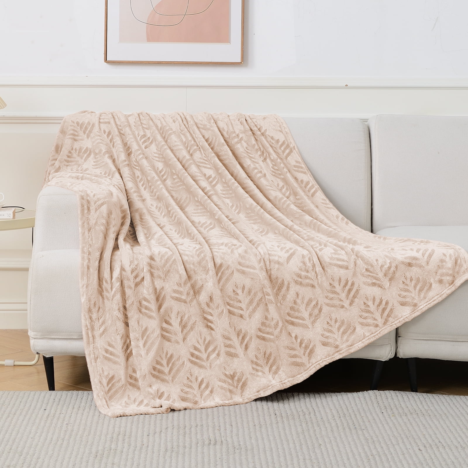 Exclusivo Mezcla Flannel Fleece Throw Blanket, Soft, Warm, Lightweight ...