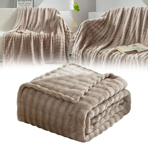 Exclusivo Mezcla Fleece Throw Blanket for Couch,Super Soft and Warm ...