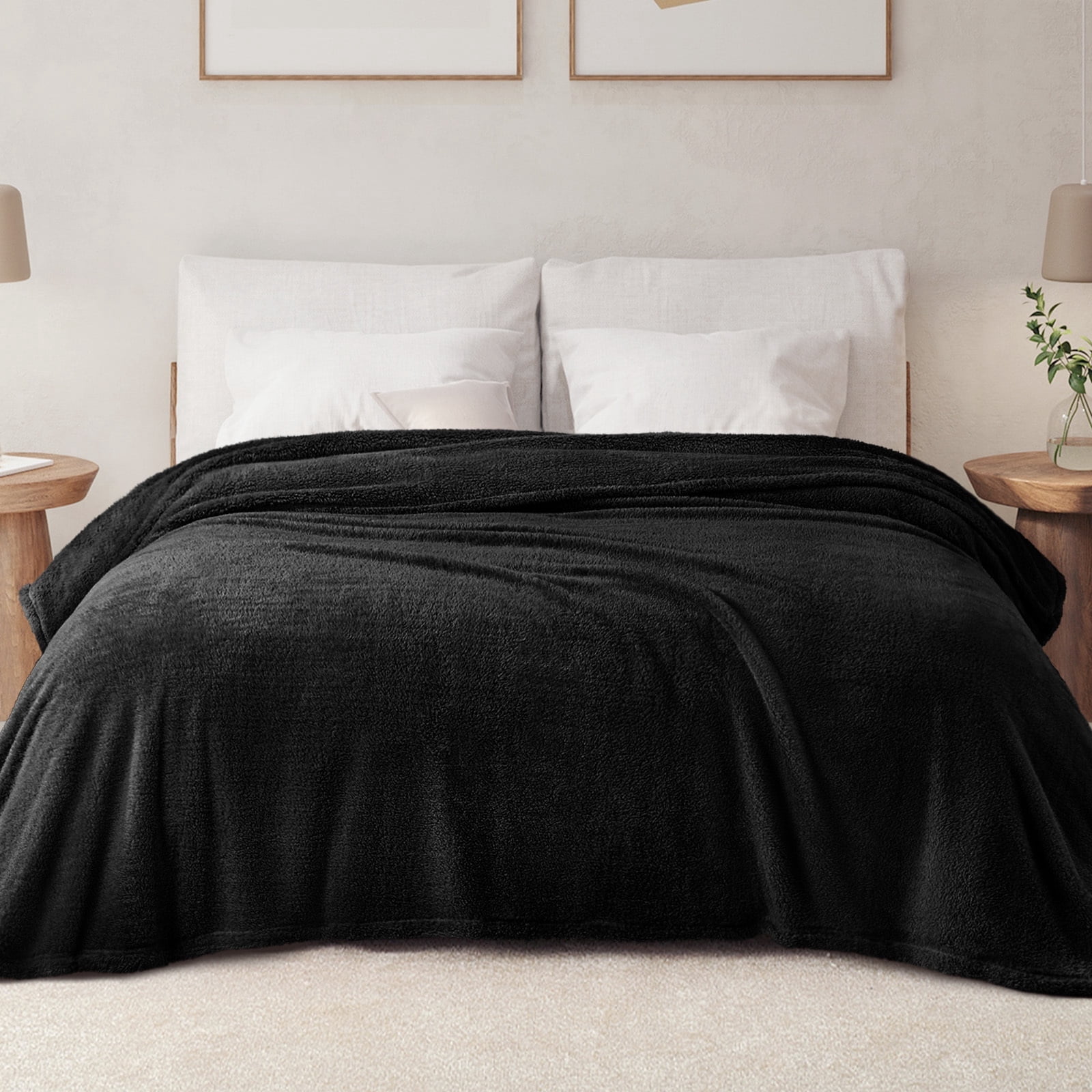 Exclusivo Mezcla King Size Flannel Fleece Blanket, Super Soft Velvet ...