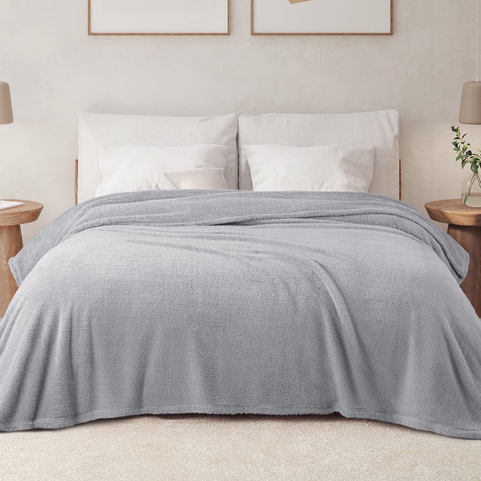 Exclusivo Mezcla King Size Flannel Fleece Blanket, Super Soft Velvet ...