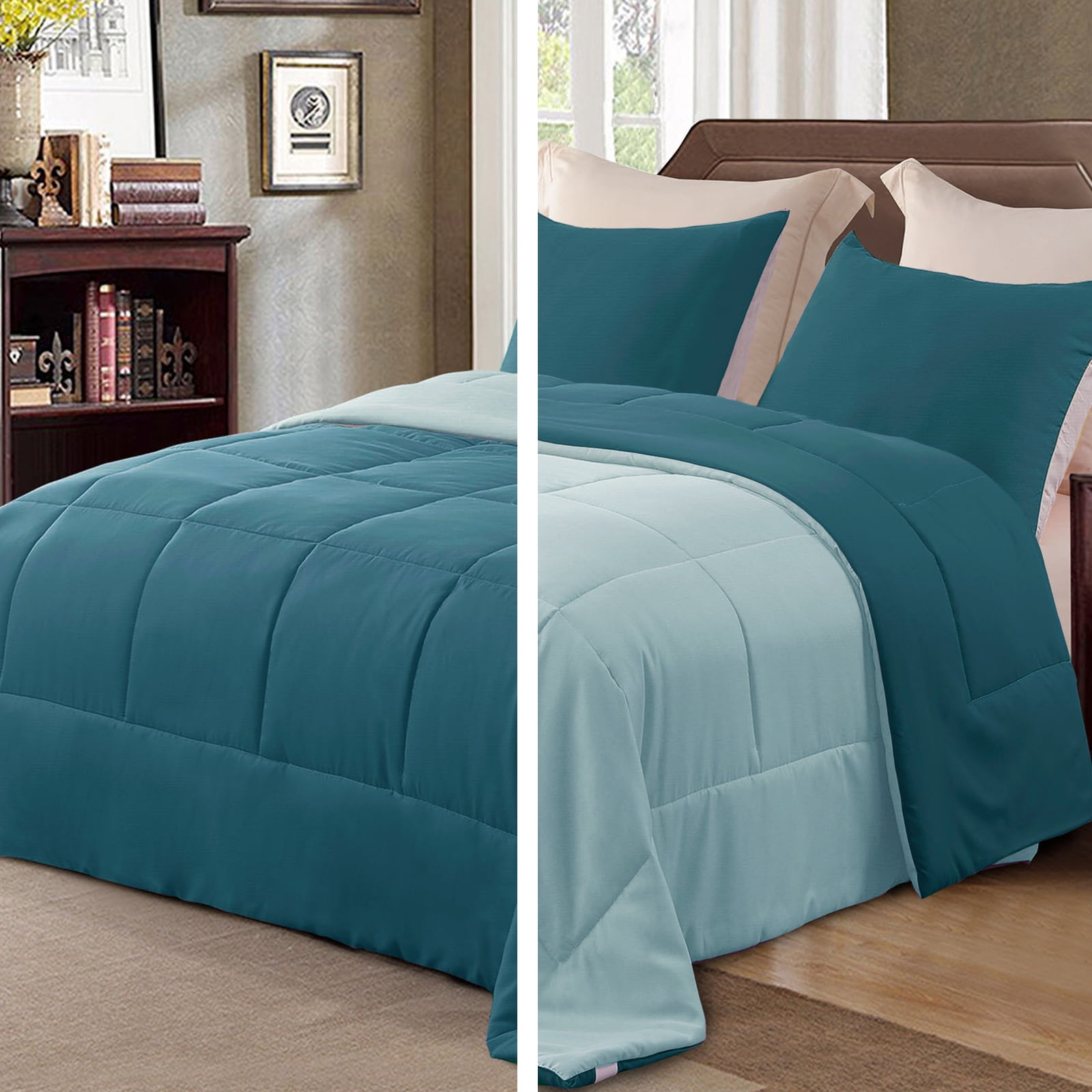 Exclusivo Mezcla Lightweight Reversible 3-Piece Comforter Set All ...