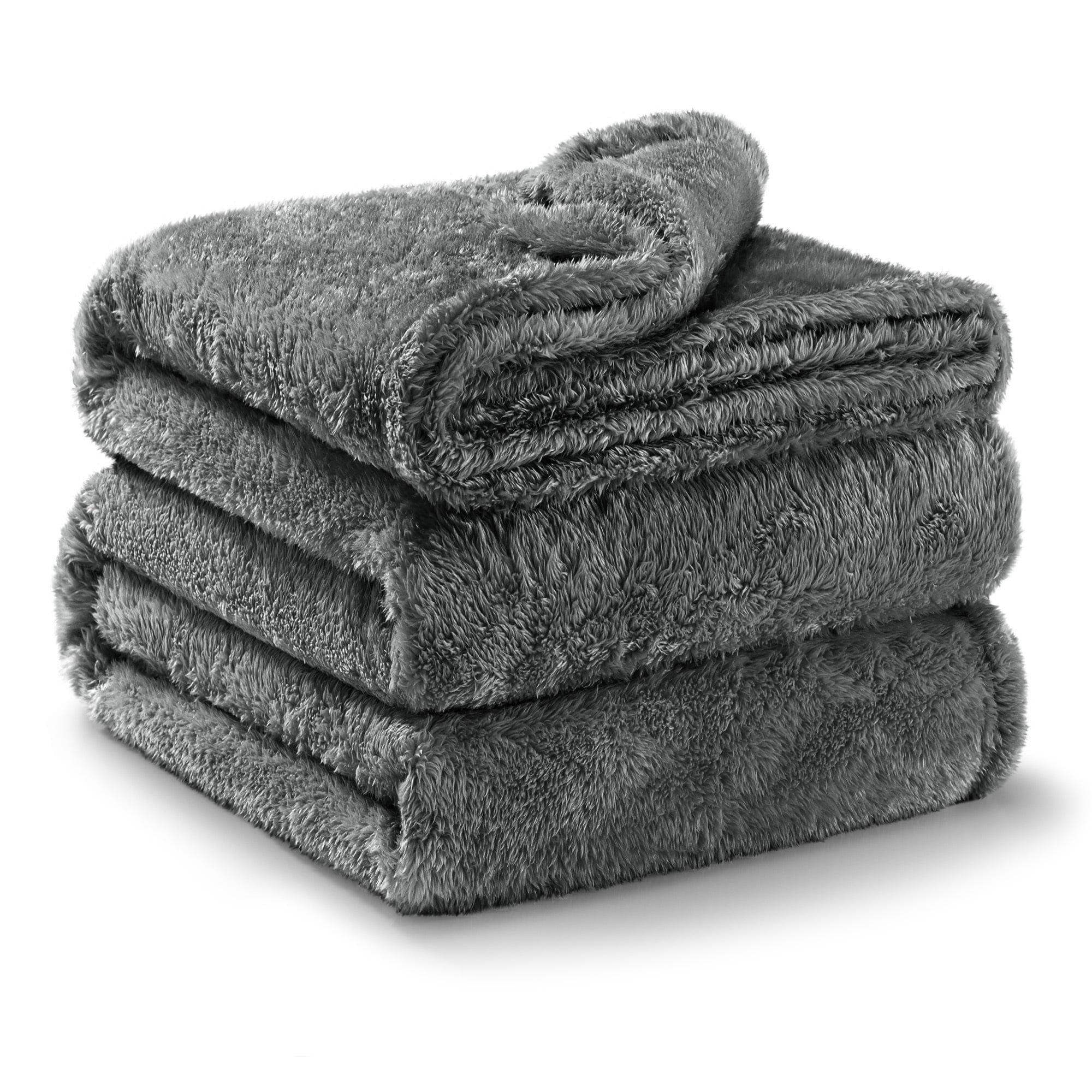 Exclusivo Mezcla Plush Fleece Blanket, Full/Queen Size, for Bed/Couch ...