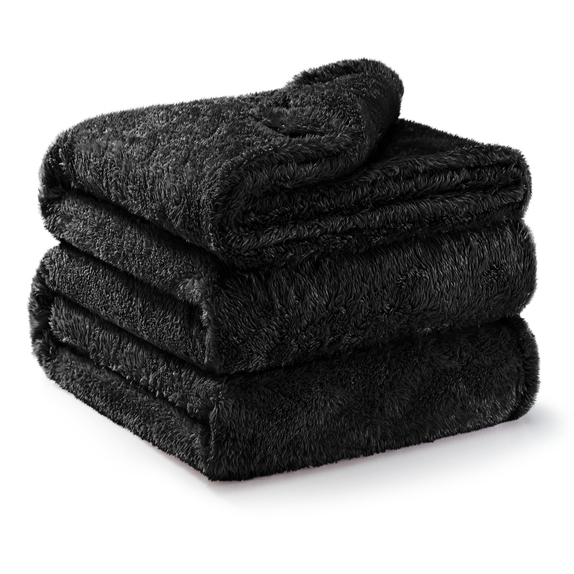 Exclusivo Mezcla Plush Fuzzy Fleece Twin Bed Blanket Soft And Thick