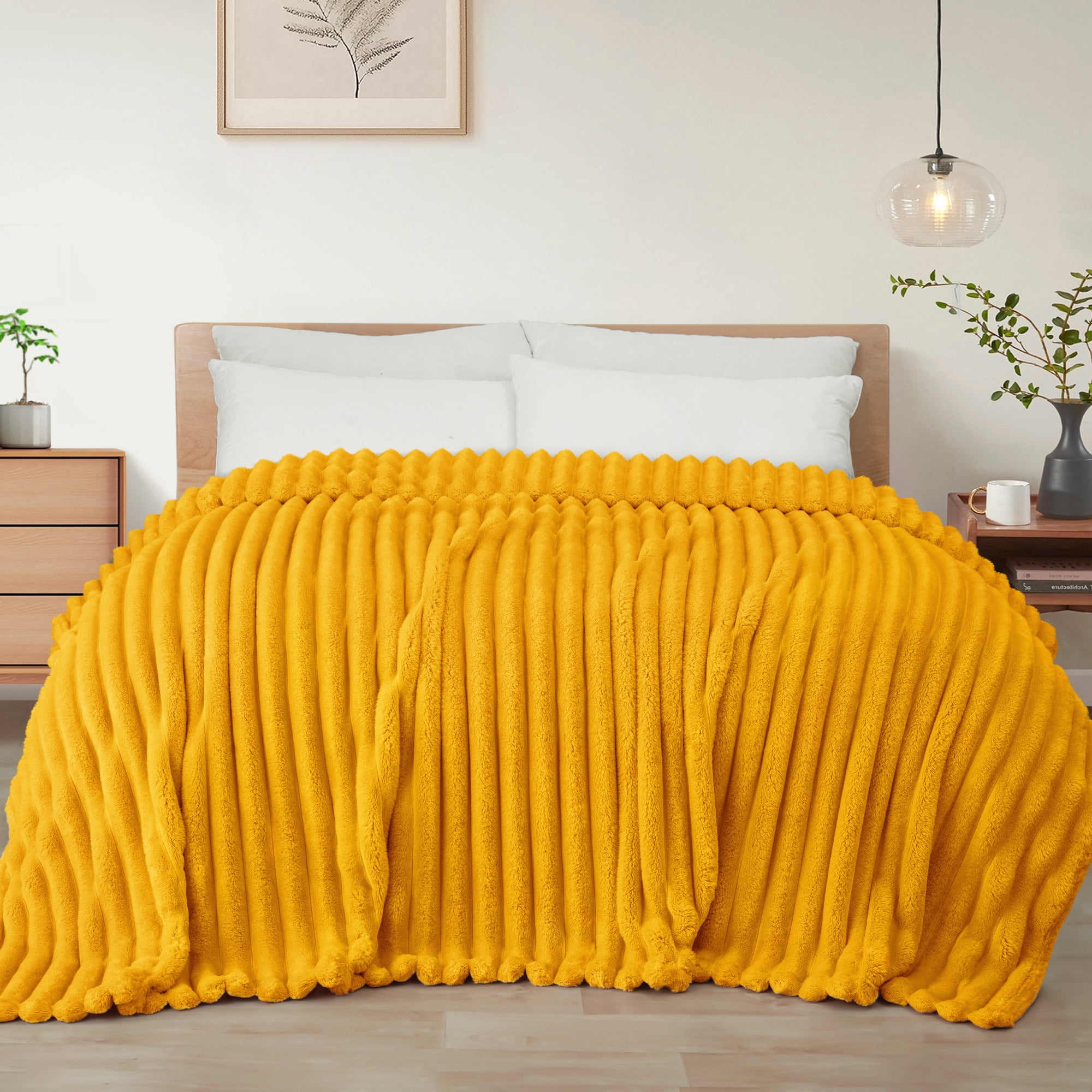 Exclusivo Mezcla Twin Size Flannel Fleece Blanket, Super Soft 3D ...