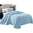 "Exclusivo Mezcla Twin Size Flannel Fleece Bedspread - Soft, Warm, Cozy ...